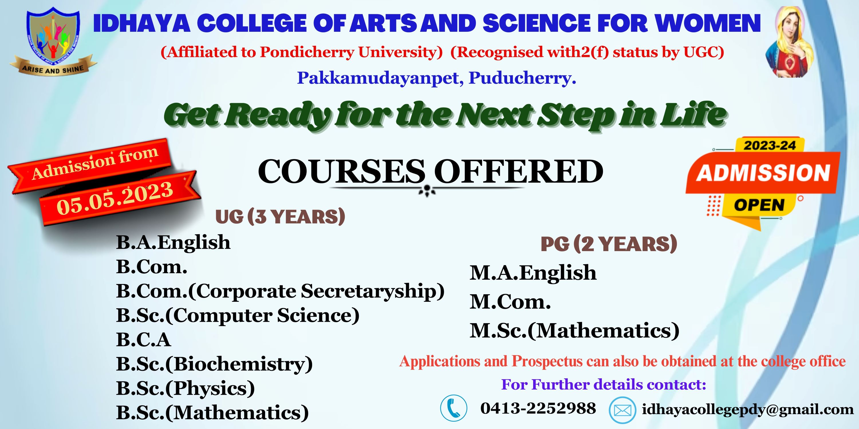 Idhaya College of Arts and Science for Women, Pondicherry